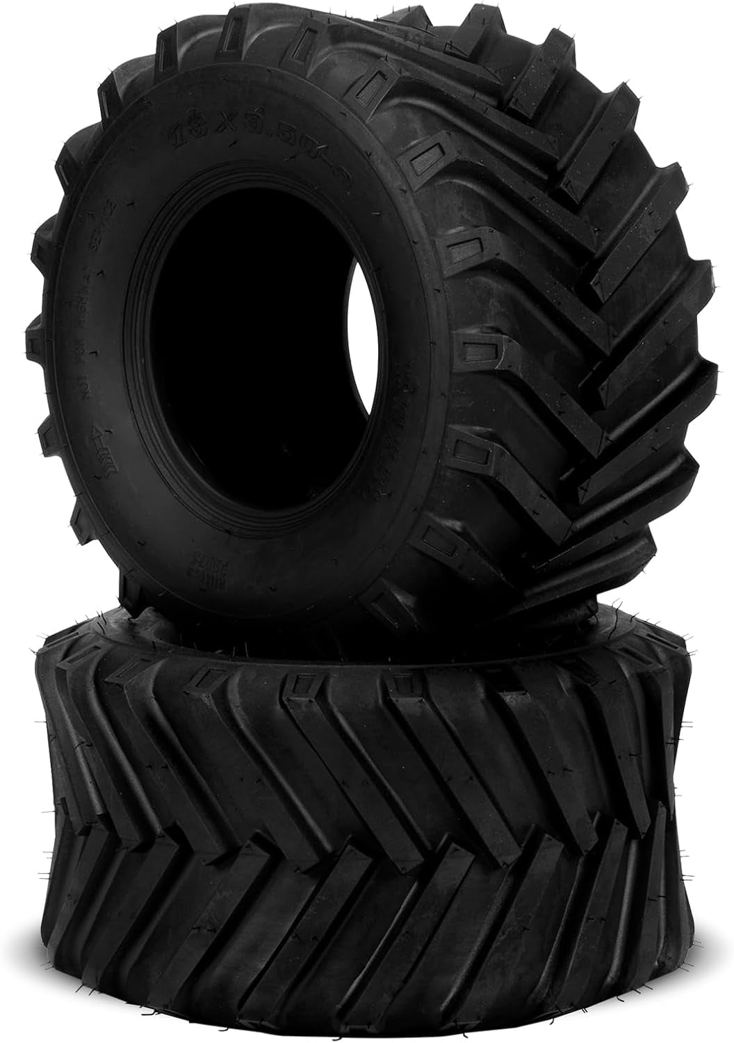 2Pcs 18x9.50-8 Lawn Mower Turf Tires 18x9.50x8 Tubeless 2PR Tractor ...