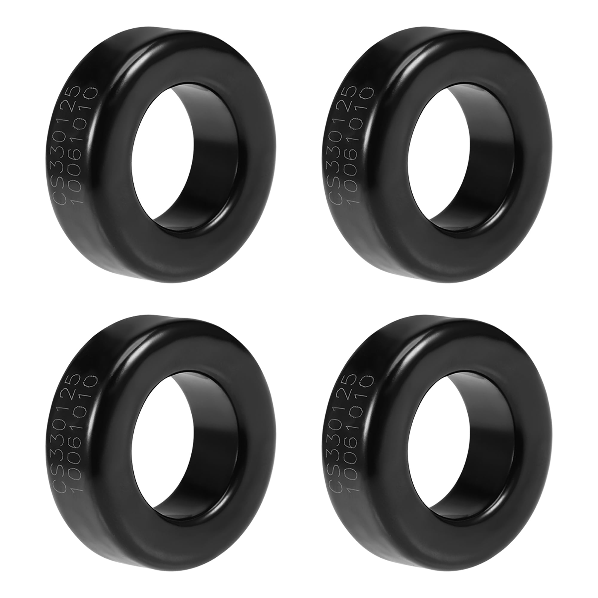 2Pcs 19.3 x 33.7 x 11.3mm Ferrite Ring Iron Powder Toroid Cores Black ...