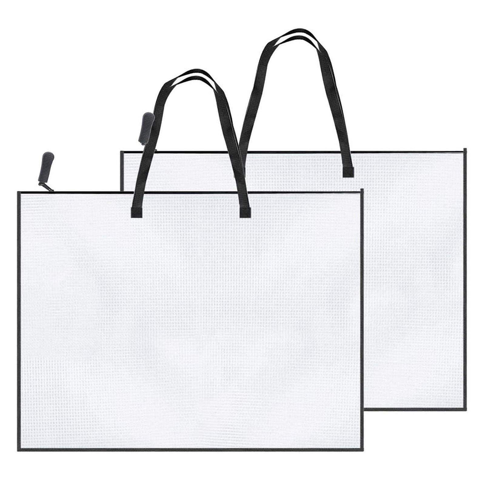 19x25 Art Portfolio Bags,Clear Portfolio Folder for Artwork,Waterproof ...