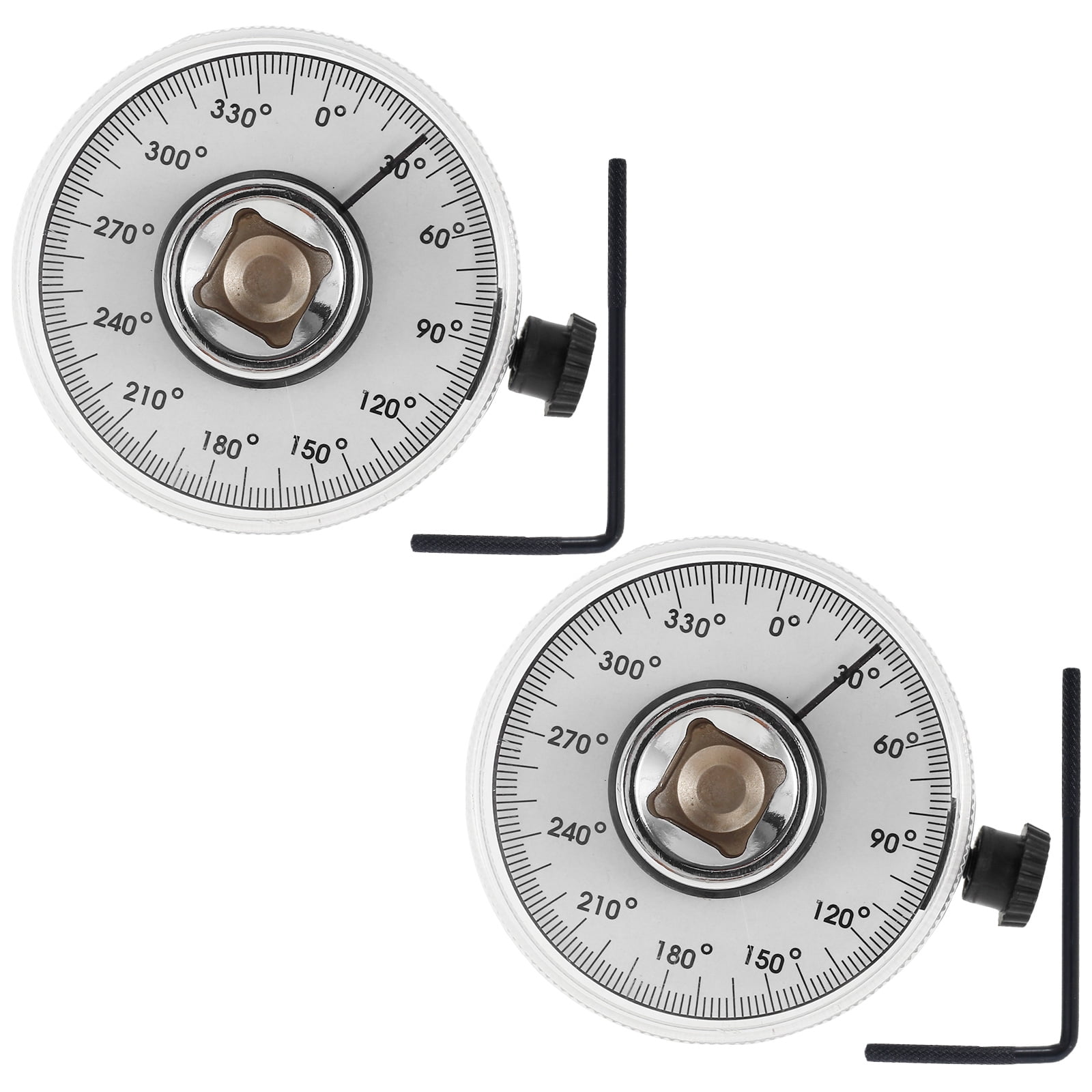 2Pcs/1Pc Torque Angle Gauge Tool with Wrench 360° Adjustable ...