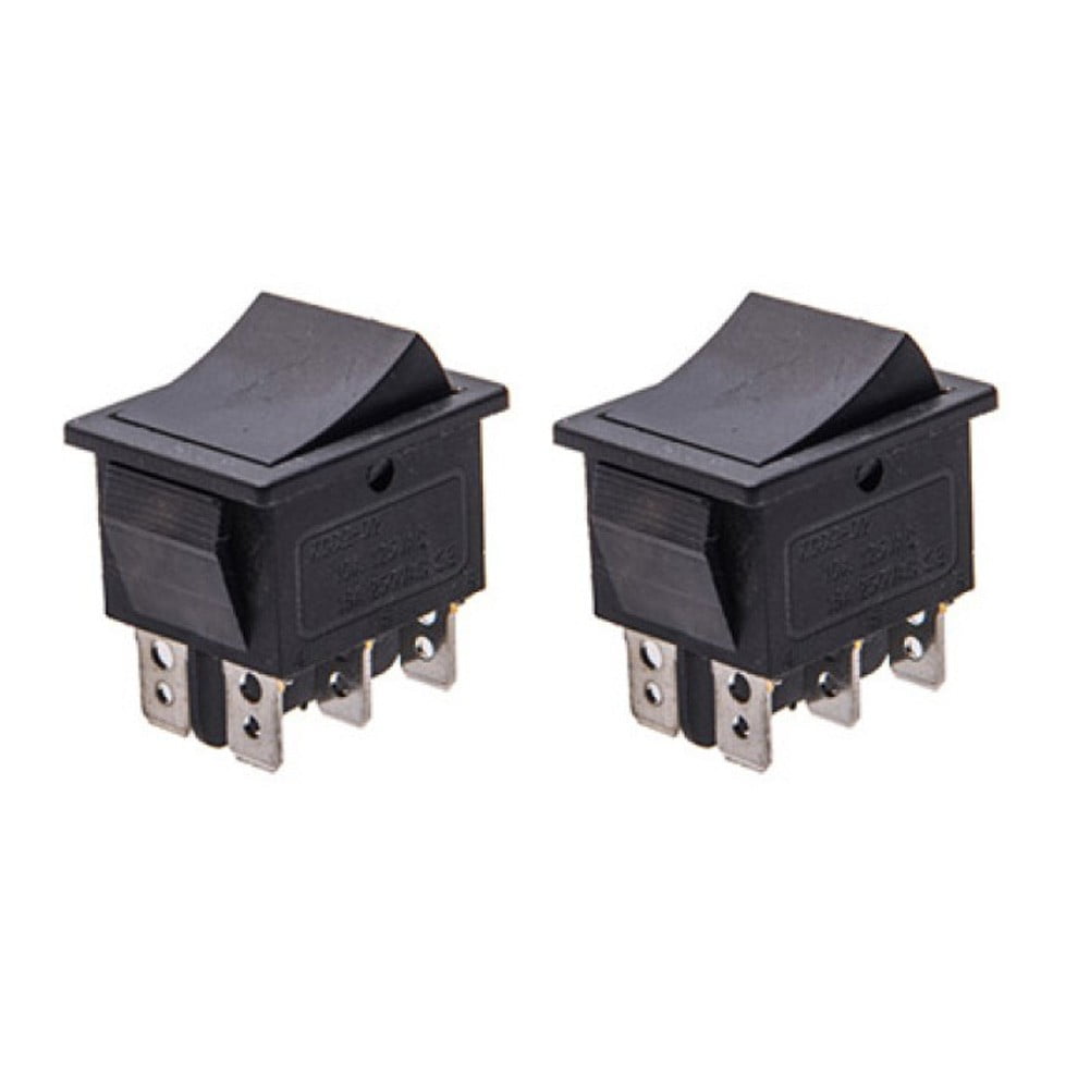 2Pcs 2/3/6Pin Self-Reset Switches 10A 12V Normally Open For 6-24V ...