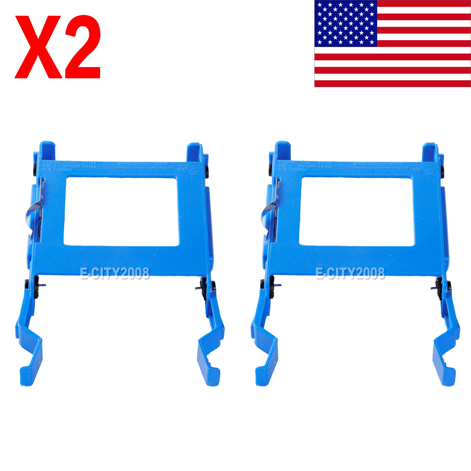 2Pcs 2.5” Hard Drive Caddy Sleds For Dell Optiplex 3050 3060 5050 5060 ...