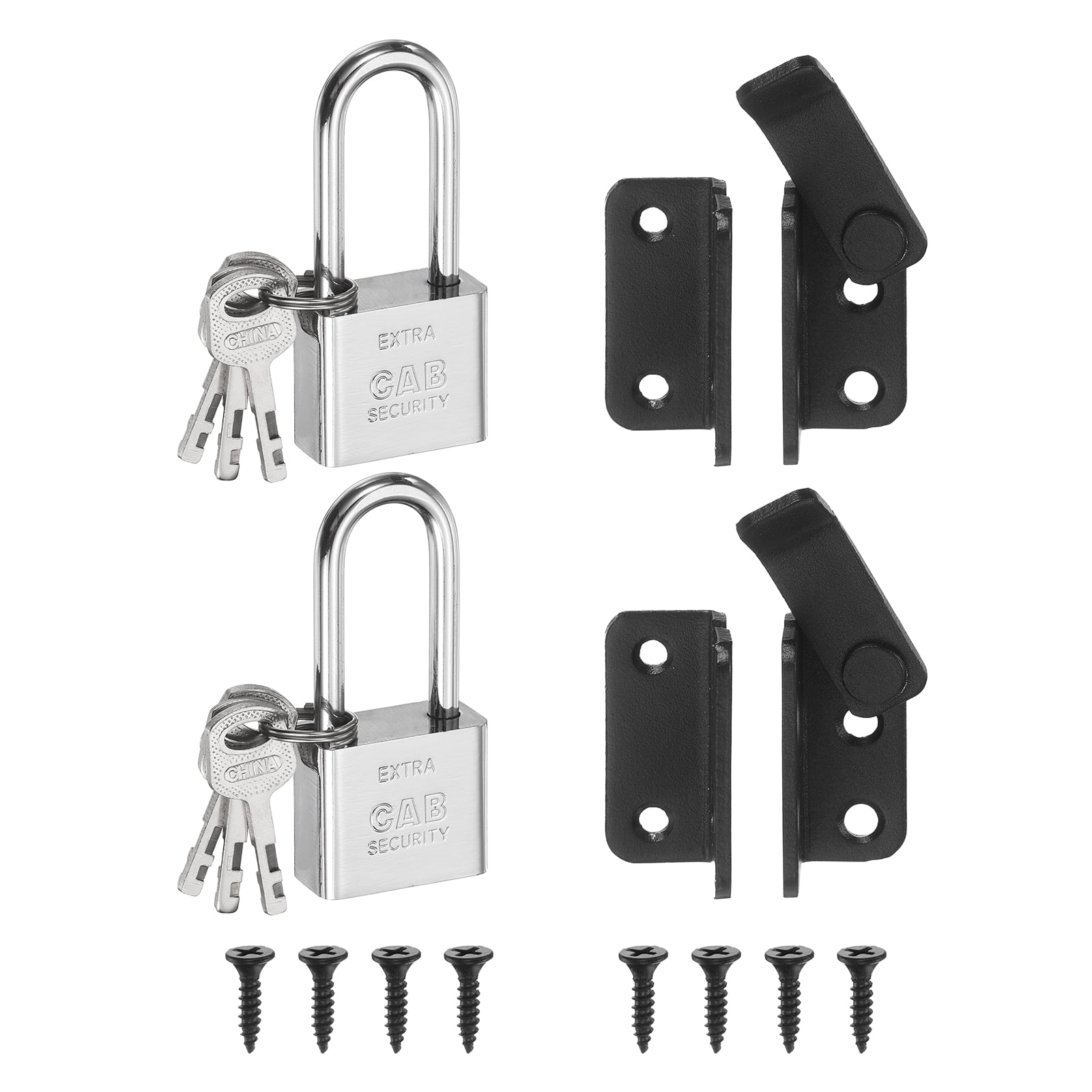 2Pcs 2.5 mm Flip Latch Gate Latch, 304 Stainless Steel Right Opening ...