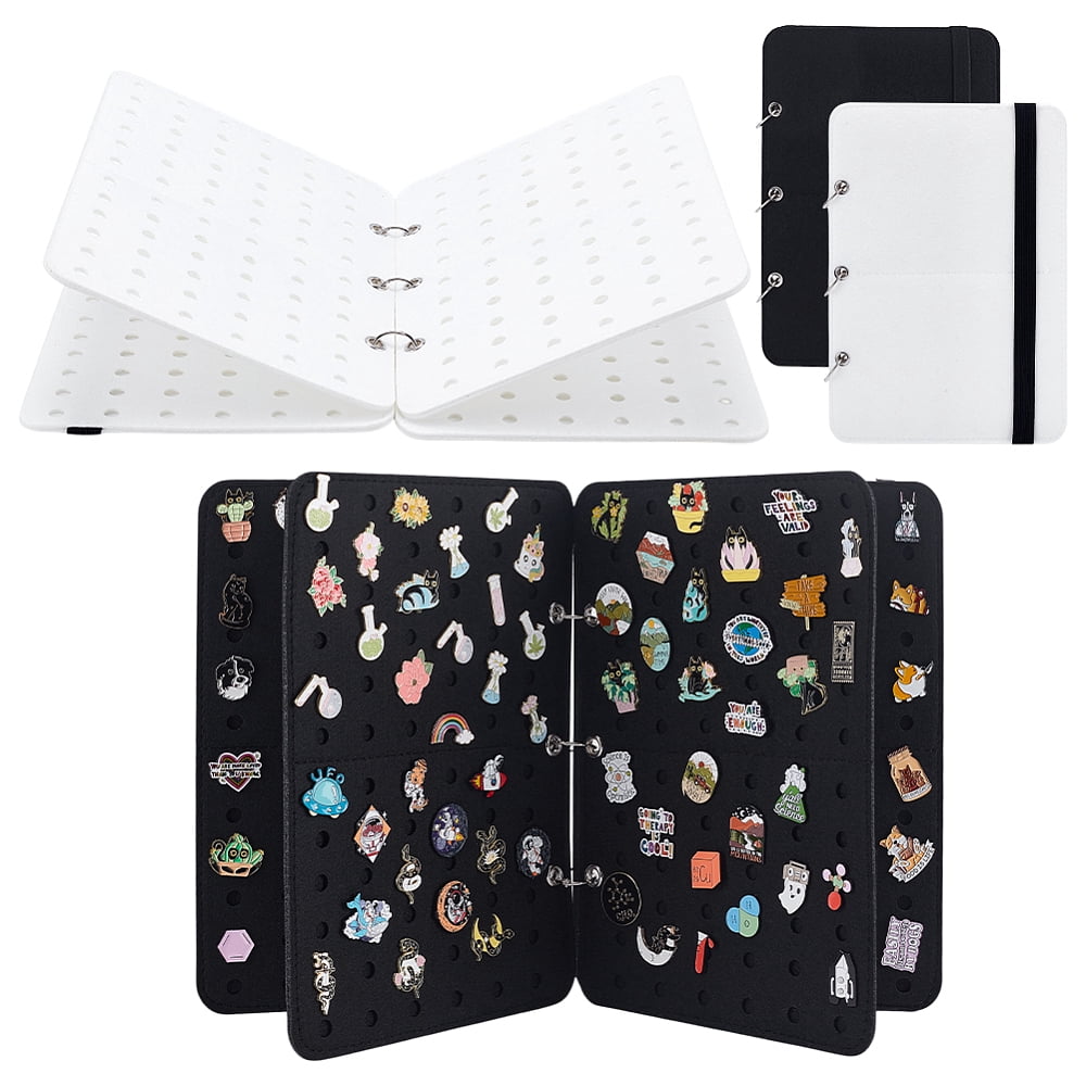 2Pcs 2 Colors 4 Pages Fiber Shoe Charms Organizers Rectangle Mixed ...