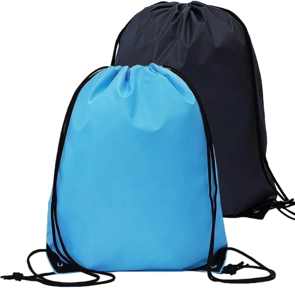 2Pcs 2 Colors Oxford Cloth Backpacks Drawstring Bags for Sports ...