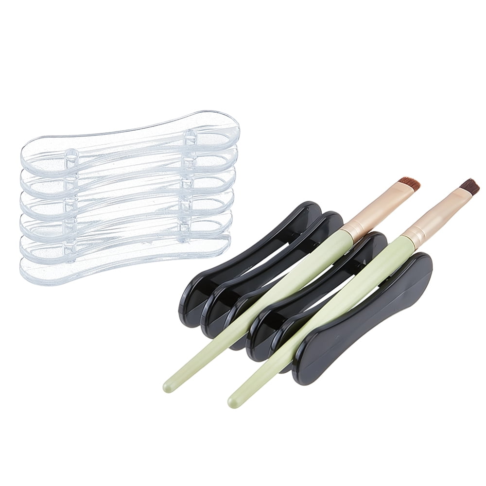 2Pcs 2 Colors Plastic Nail Art Pen Storage Rack Mixed Color 76.5x50x20 ...