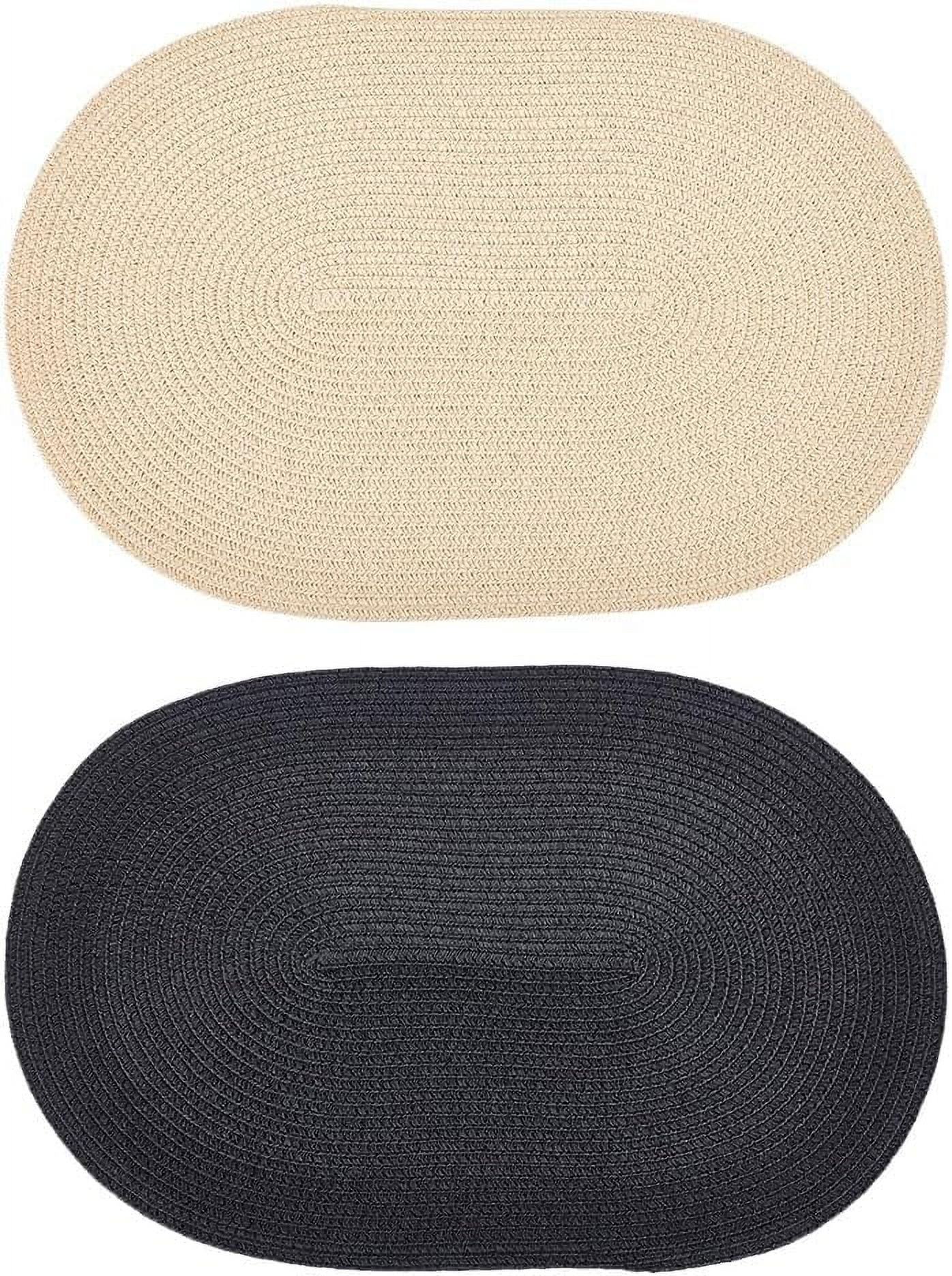 2Pcs 2 Colors Polyester Imitation Straw Oval Hat Base for Millinery ...