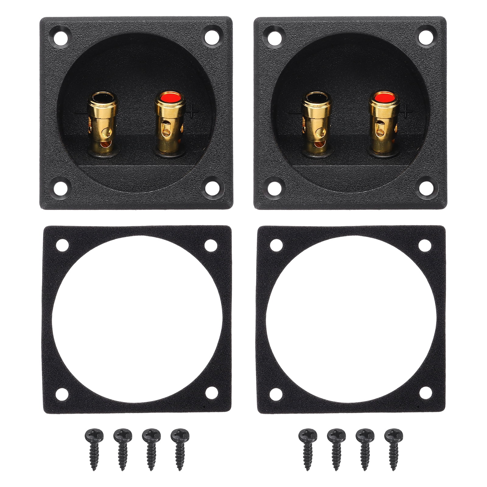 2Pcs 2 Inch Speaker Box Terminal Cup, 2-Way Subwoofer Plug Connector ...