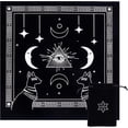 2Pcs 2 Style Cloth Square Tarot Tablecloth Star Moon Tablecloth with ...