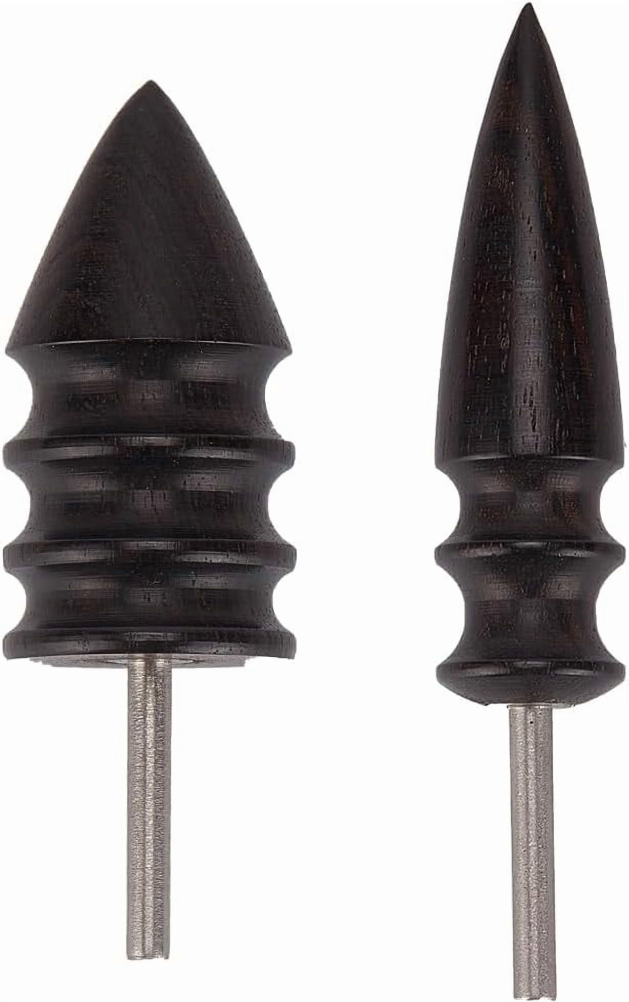 2Pcs 2 Style Leathercraft Burnishing Tool Leather Edge Burnisher Set ...