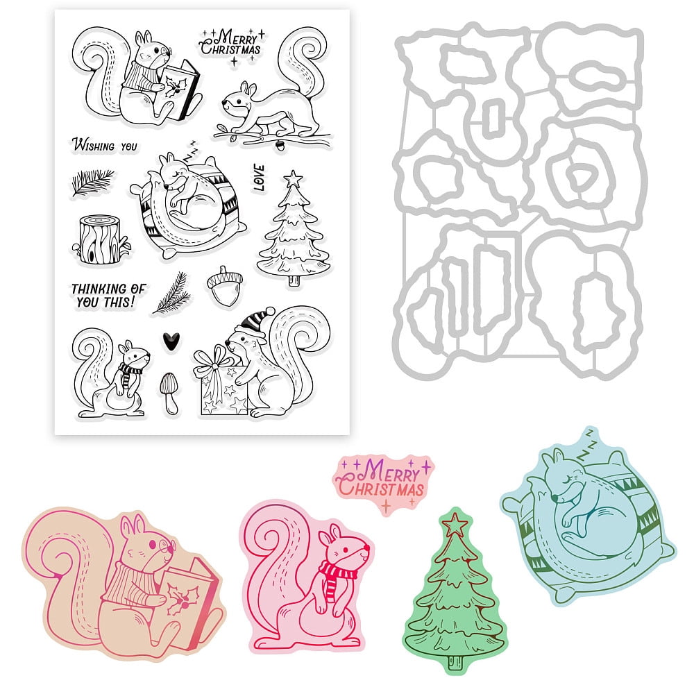 2Pcs 2 Style PVC Plastic Stamps for DIY Scrapbooking Photo Album ...