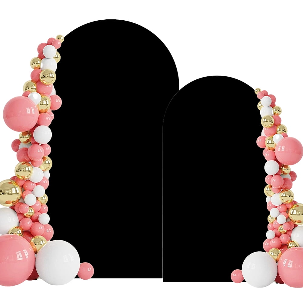 2Pcs 2 Styles Polyester Wedding Arch Cover Cloth for Wedding Background ...