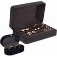 2Pcs 2 Styles Rectangle Oval PU Leather Finger Ring Display Boxes ...