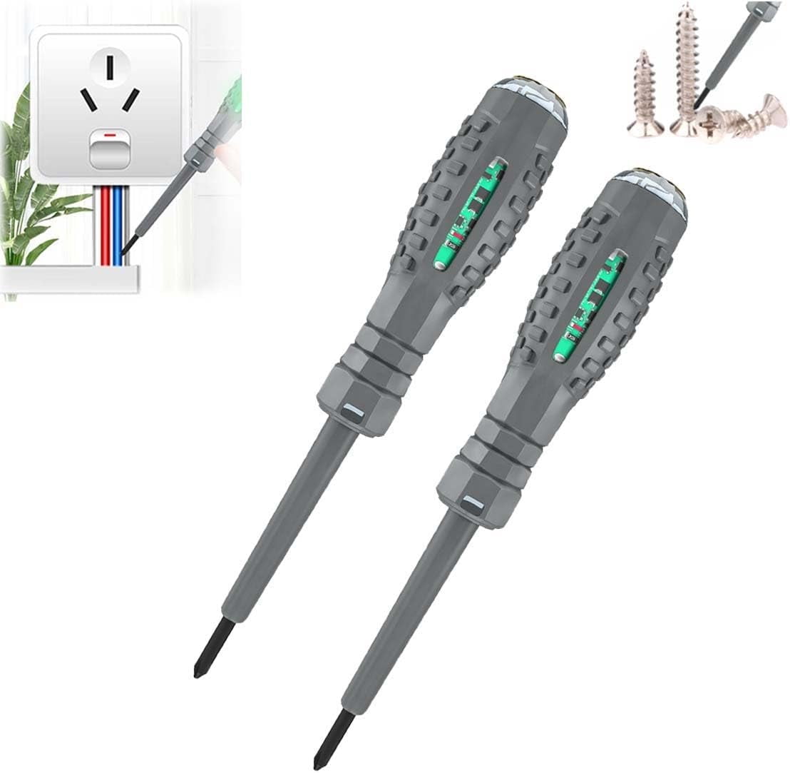 2Pcs 2-in-1 High Torque Strong Screwdriver Electricity , Voltage Tester ...