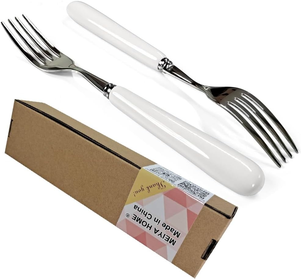 2Pcs 20.5CM 8inch Good Dinner Fork 18/10 Stainless Steel Table Fork ...