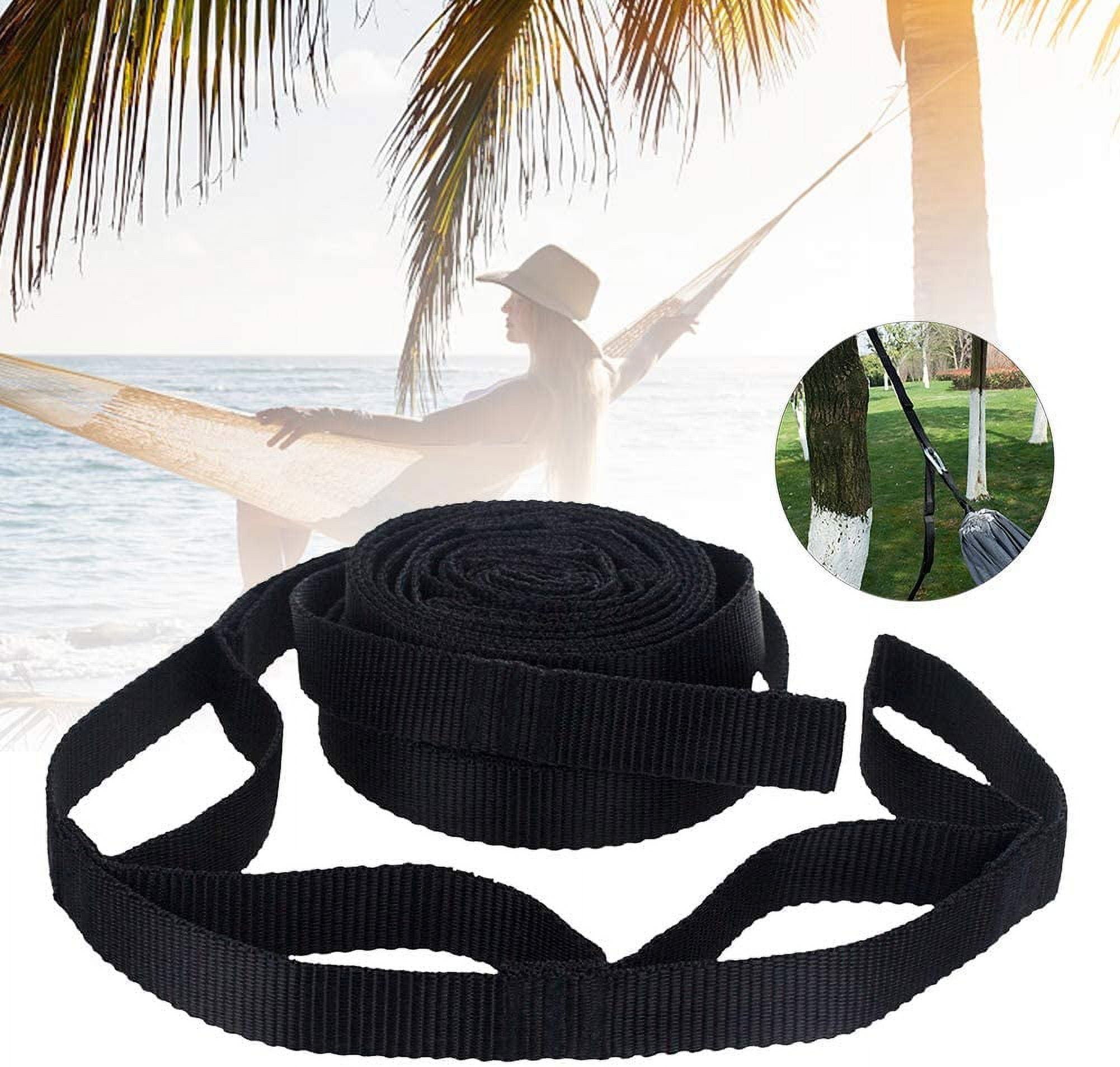 2Pcs 200 Adjustable Portable TreeTree Hanging Yoga Hammock Straps, Tree ...