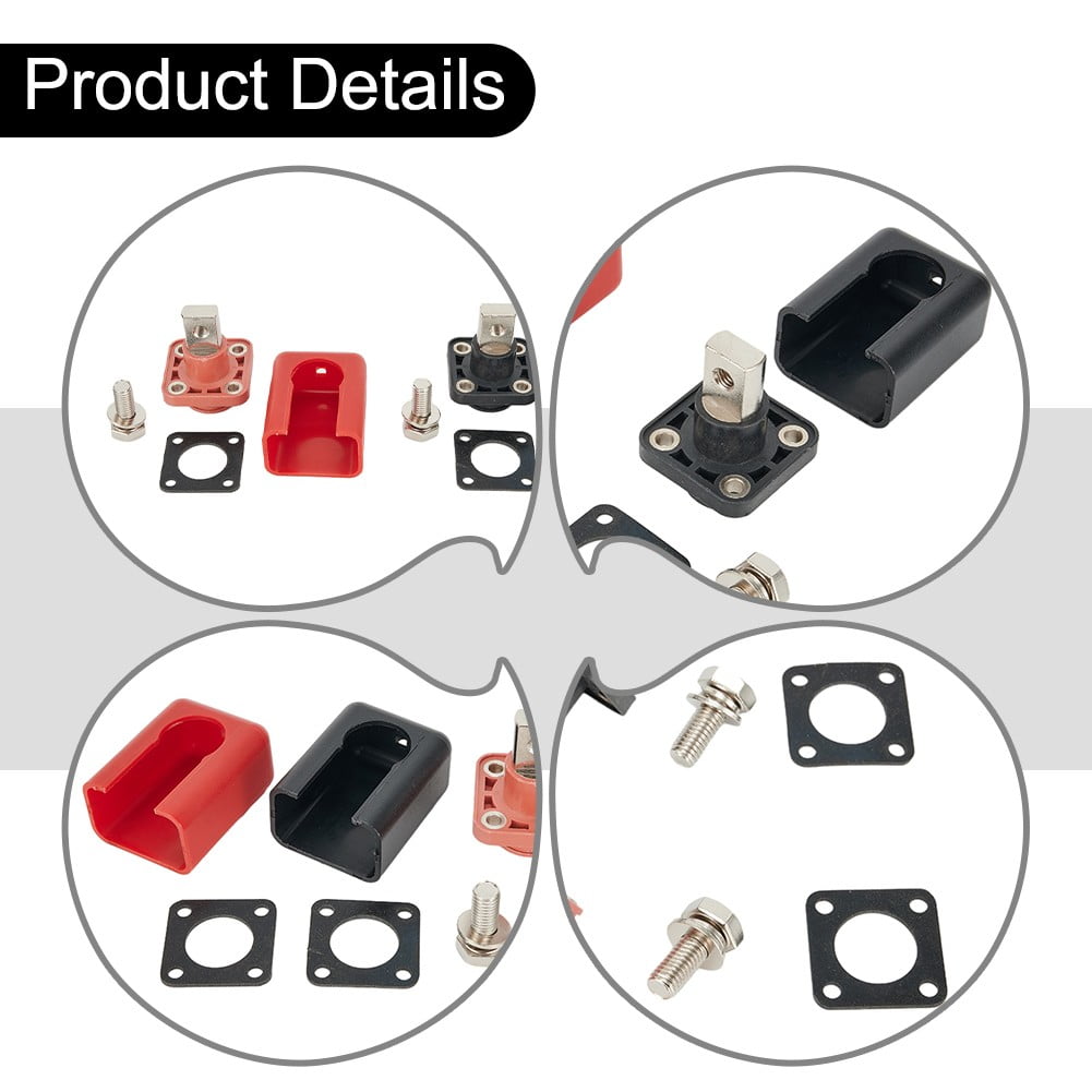 2Pcs 200A All-Copper Lithium Battery Energy Storage Terminal Battery ...