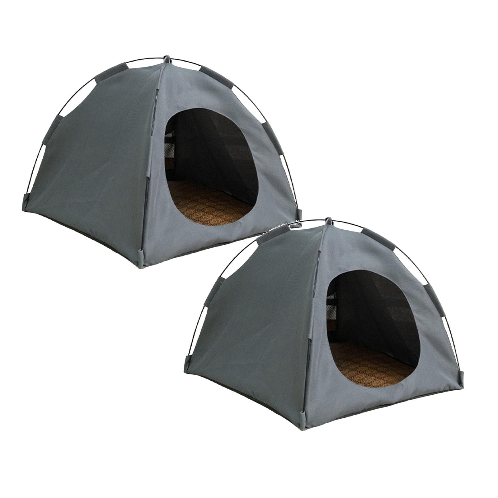 2Pcs 2026 Cat Tent Foldable Cat Tent With Cooler Pad Portable ...