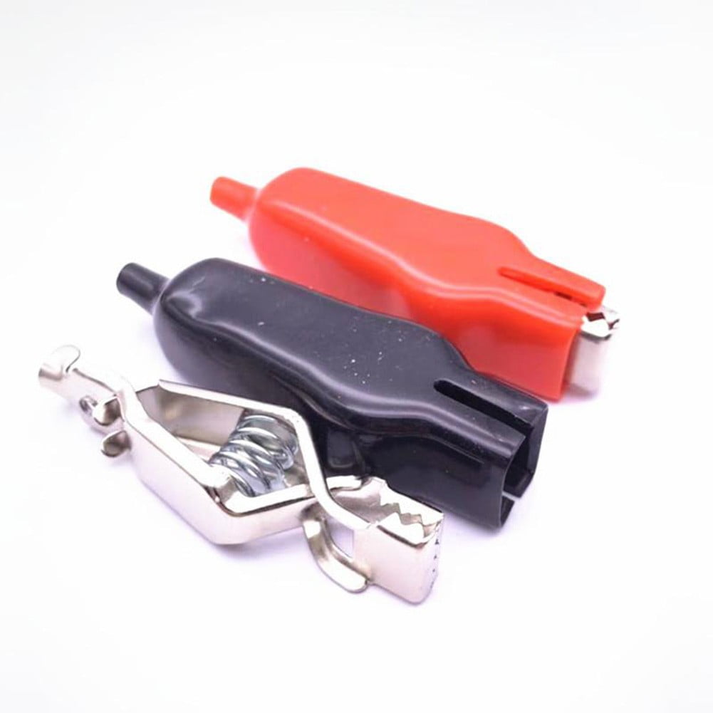 2Pcs 20A Pvc Sheathed For Alligator Clip For Alligator Clip Insulated ...