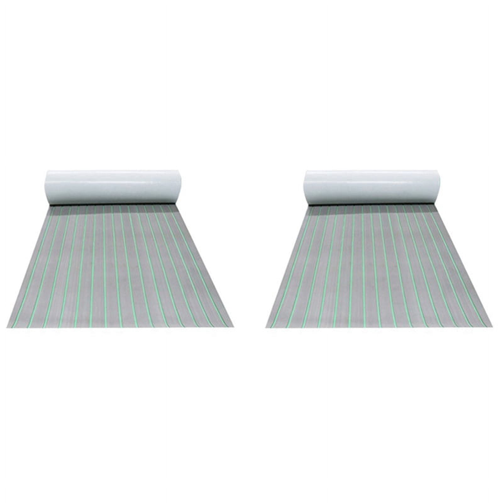 2Pcs 2400X450X6mm EVA Foam Boat Marine Flooring Non-Skid Self Adhesive ...