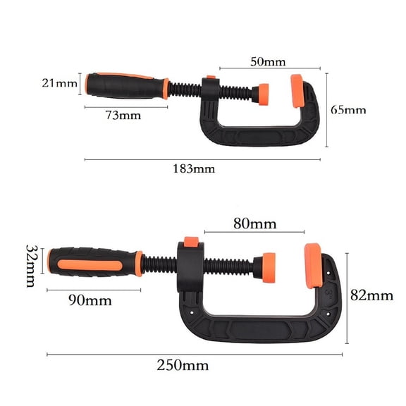 Bessey Bar Clamp,Composite Plastic,18 in. TGJ2.518+2K - Walmart.com