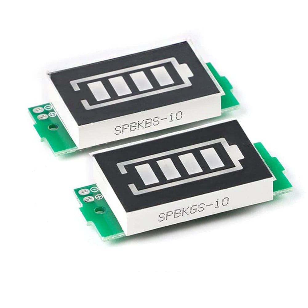 2Pcs 3-34V 5Ma Battery Capacity Display Module Charging Indicator ...