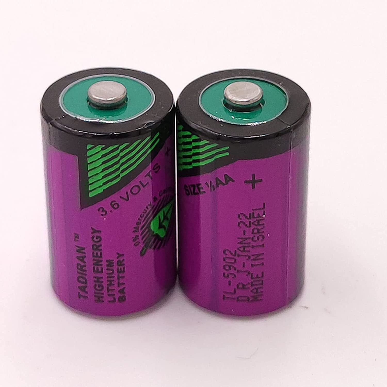 2Pcs 3.6V 1100mAh TL-5902 1/2AA Xtra Series Lithium Battery for Tadiran ...