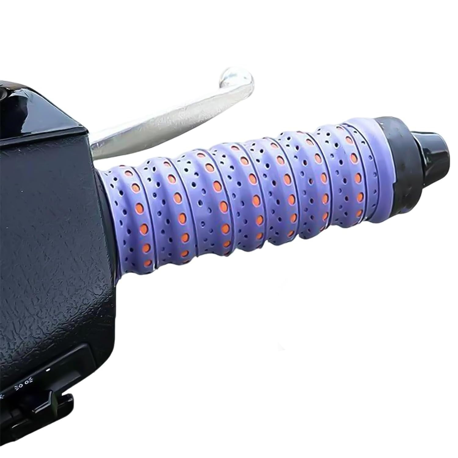 2Pcs 3.6ft Motorcycle Handlebar Grip Tape, Non-Slip Soft Silicone Grip ...