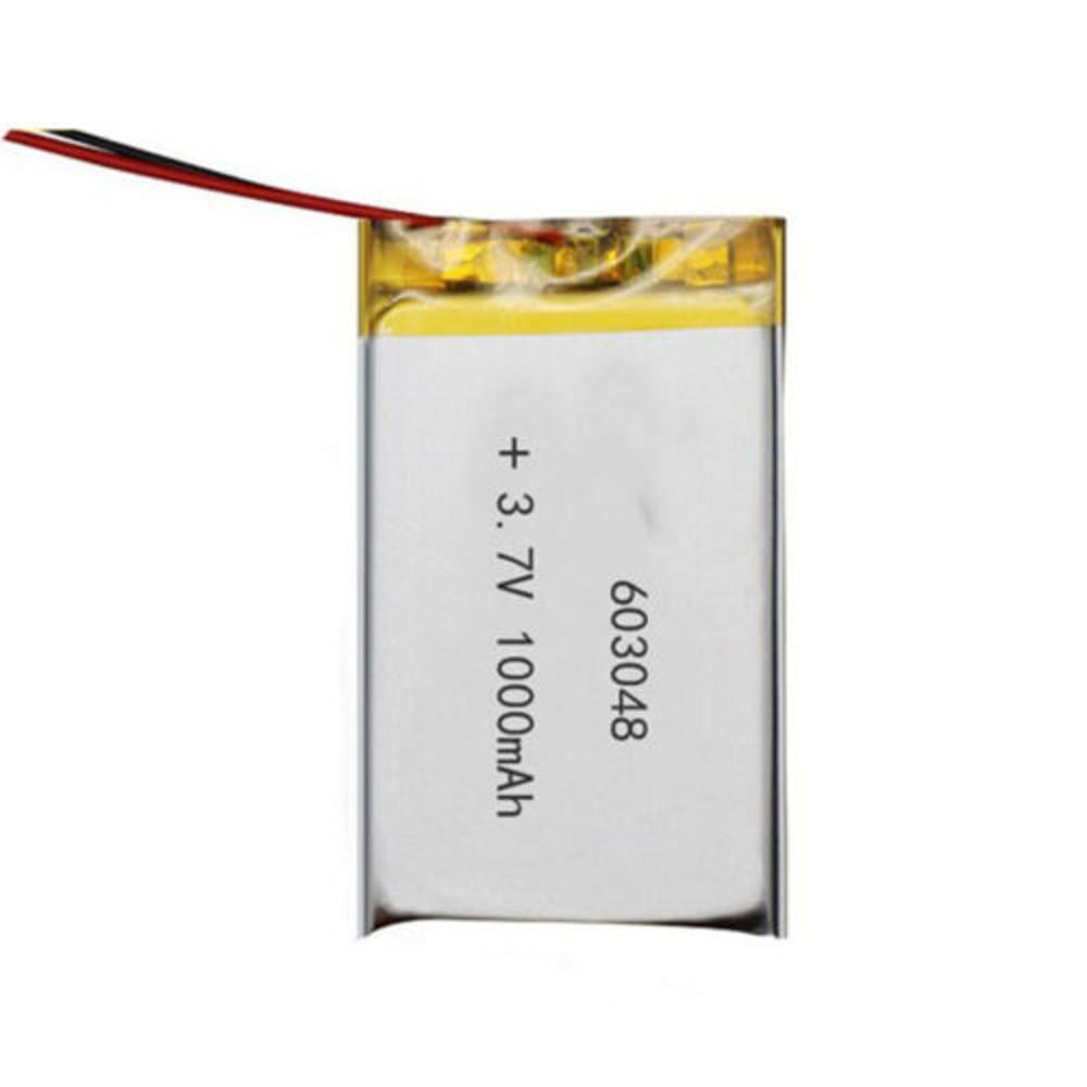 2Pcs 3.7V 1000Mah 603048 Li-Polymer Li Lipo Battery For CHARGING ...