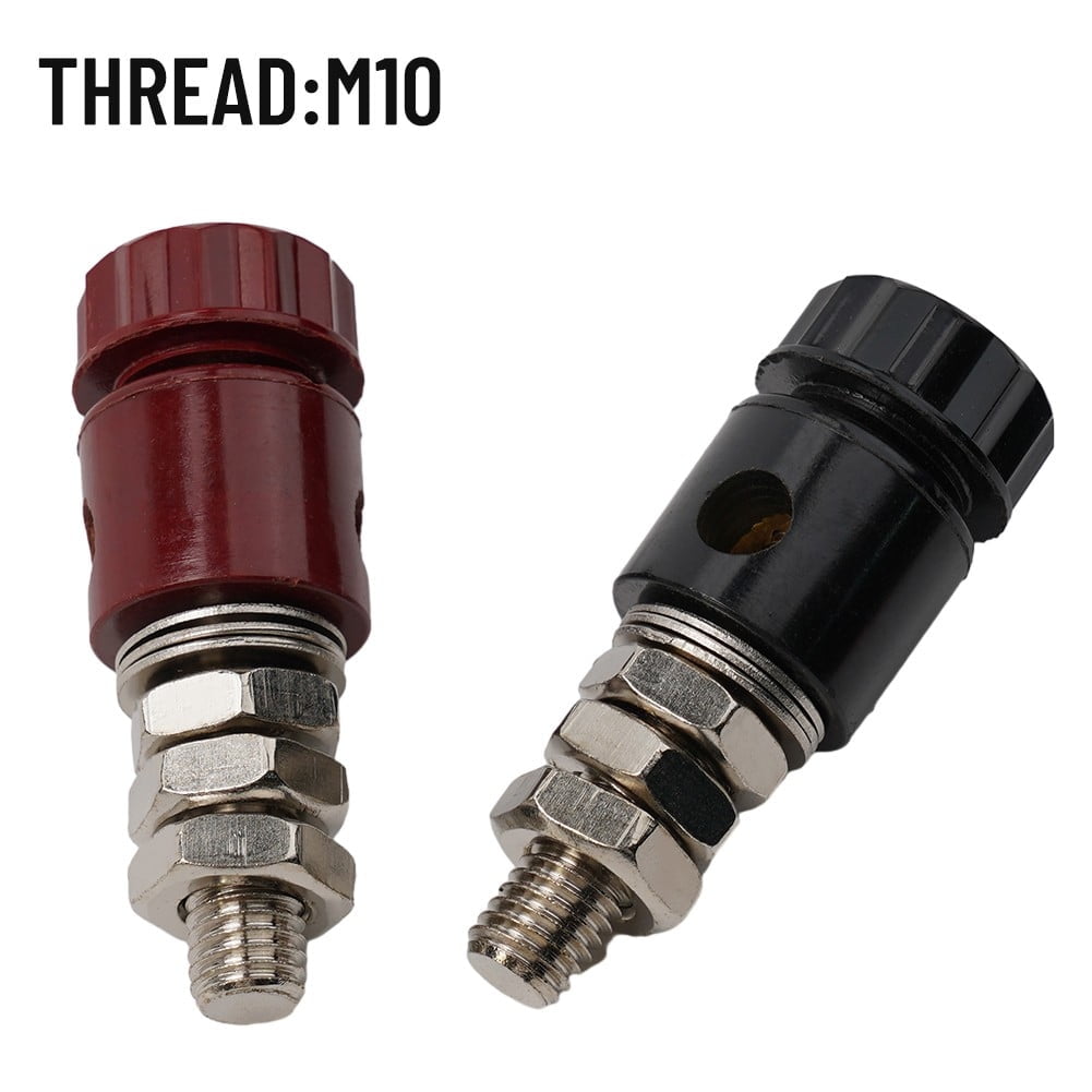 2Pcs 3/8\" Copper Battery Post Connector Remote Battery Post Terminal ...