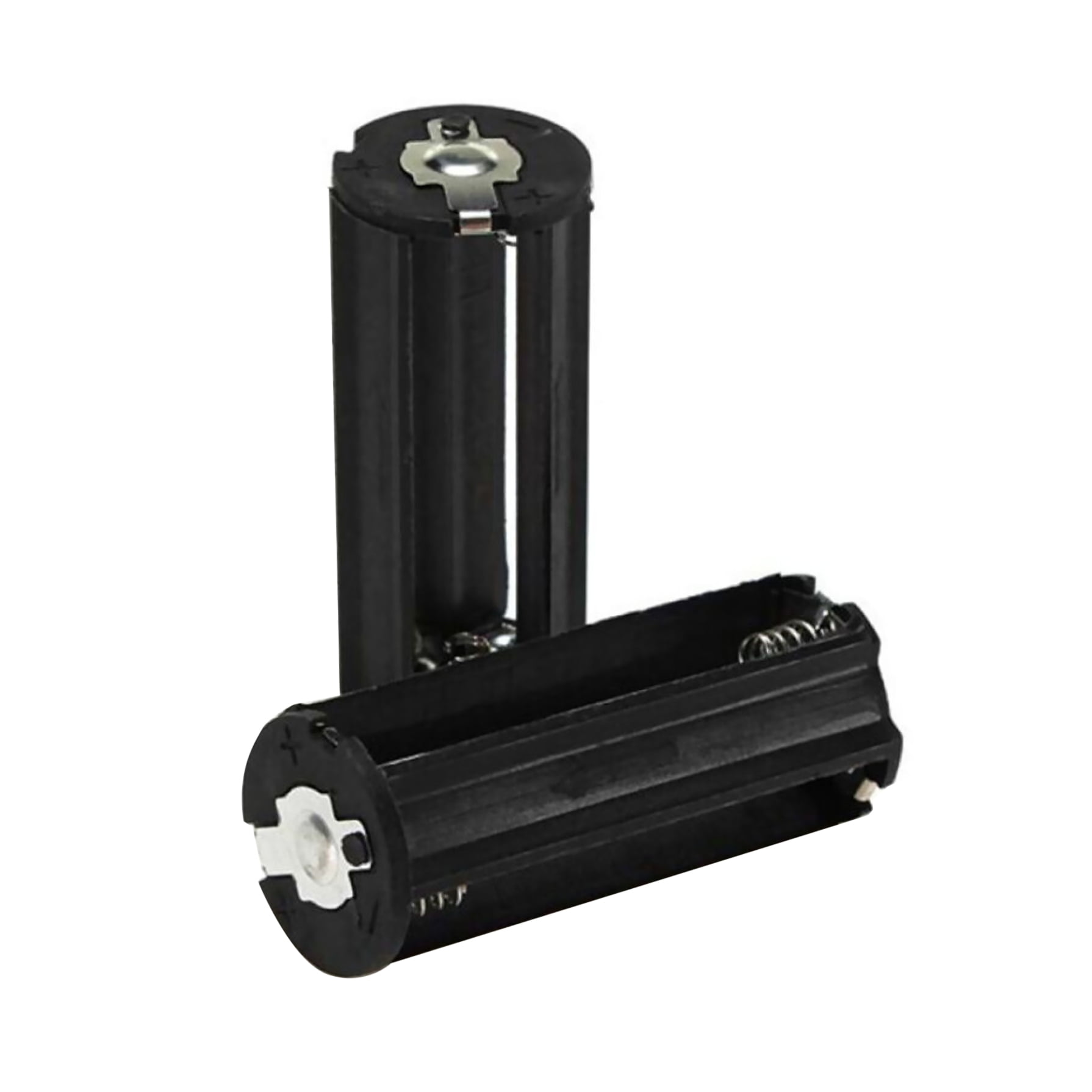 2Pcs 3-AAA Battery Holder with Resilient Metal Column for Flashlight ...
