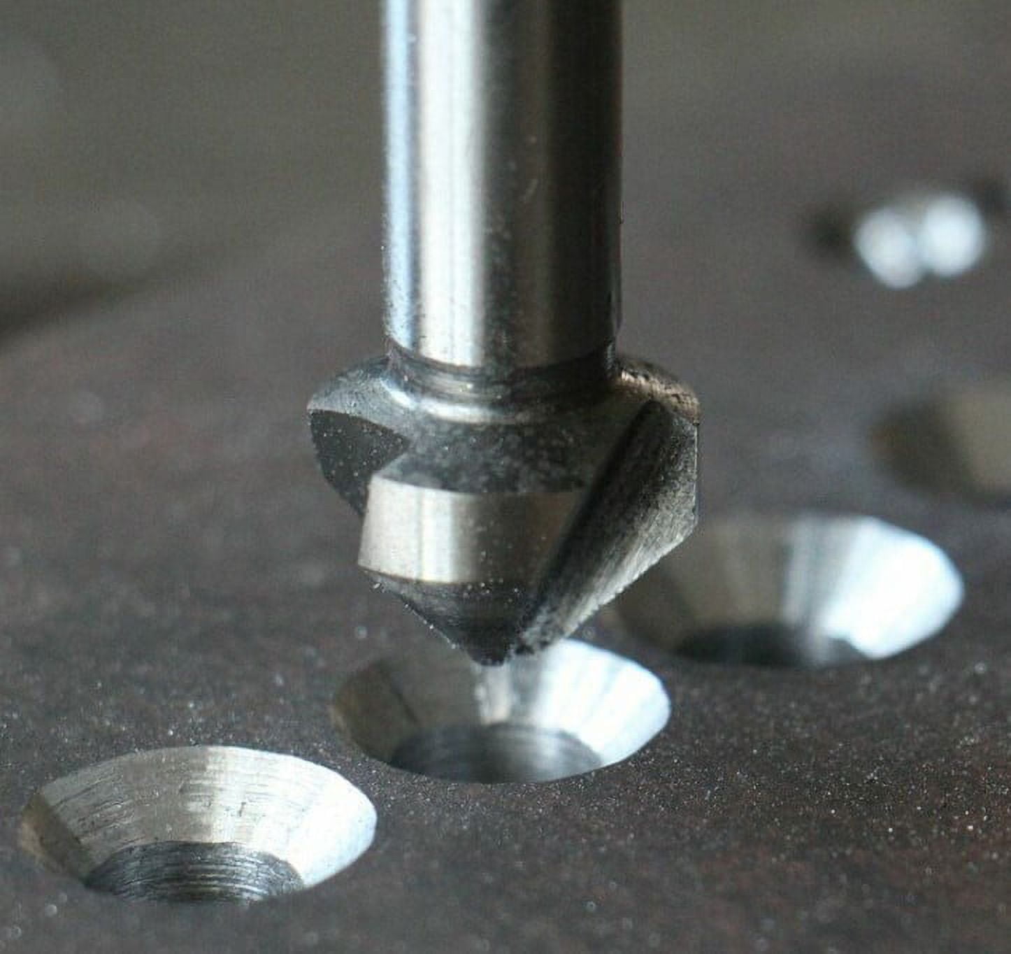 2Pcs 3 Flute 90Degree Countersink Drill Bit Chamfering Tool Chamfer ...