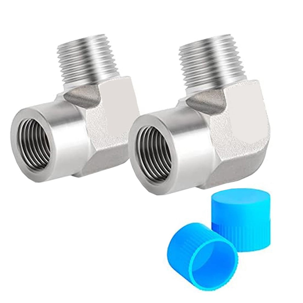 2Pcs 304 Stainless Steel 90 Degree Elbow, 1/2 In Npt Male To 1/2 In Npt Female - Walmart.com