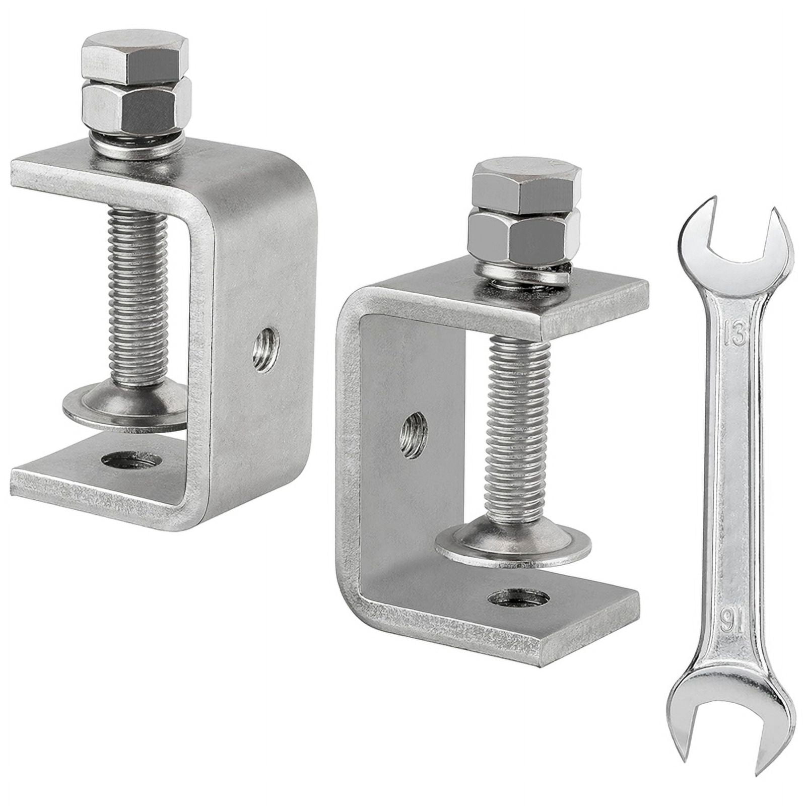 2Pcs 304 Stainless Steel C Clamp, Clamp Woodworking Clamp Heavy Duty C ...