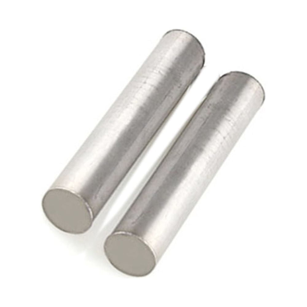 2Pcs 304 Stainless Steel Round Rod, 15mm Diameter Length 125mm Metal ...