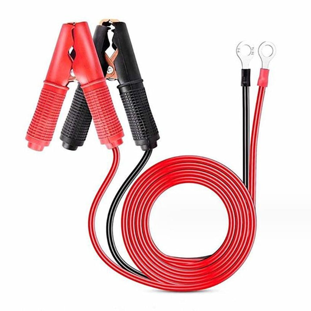 2Pcs 30A Automotive Battery Cable with Crocodile Clip Extension Cable ...