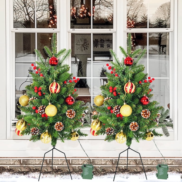 Outdoor Porch Christmas Trees Amazing DIY Christmas Greenery Tree