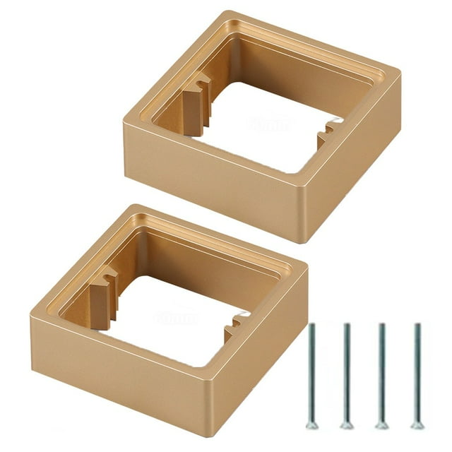 2Pcs 30mm Single Socket Spacer Square Spacer Socket Surround Cover 1 ...
