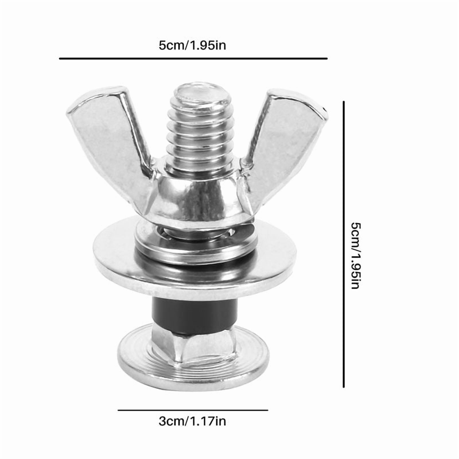 2Pcs 316 Stainless Steel Diving Screws Butterfly Backplate Wing Nuts ...