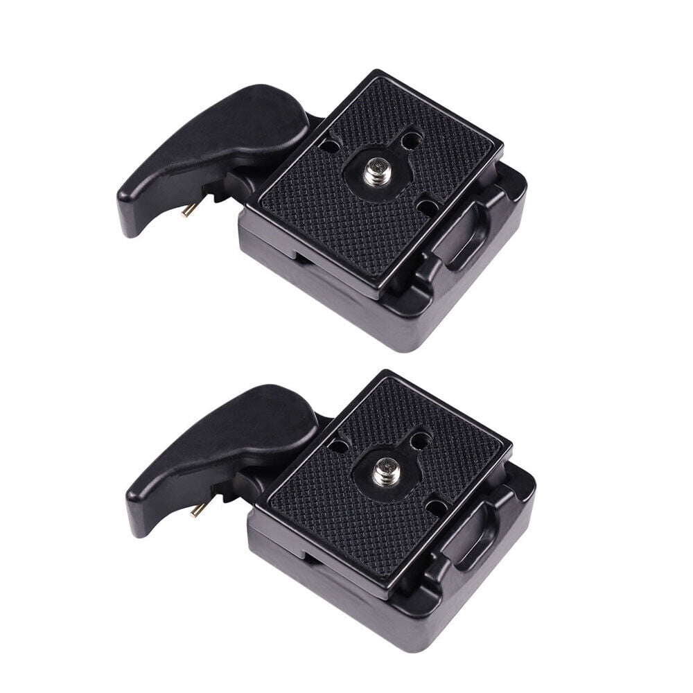 2Pcs 323 Quick Release Plate Clamp Adapter For MANFROTTO 200PL-14 ...