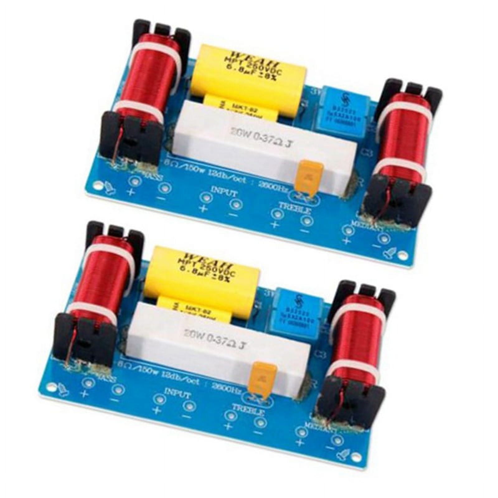 2Pcs -338 3 Way Audio Frequency Divider Treble + Midrange + Crossover ...