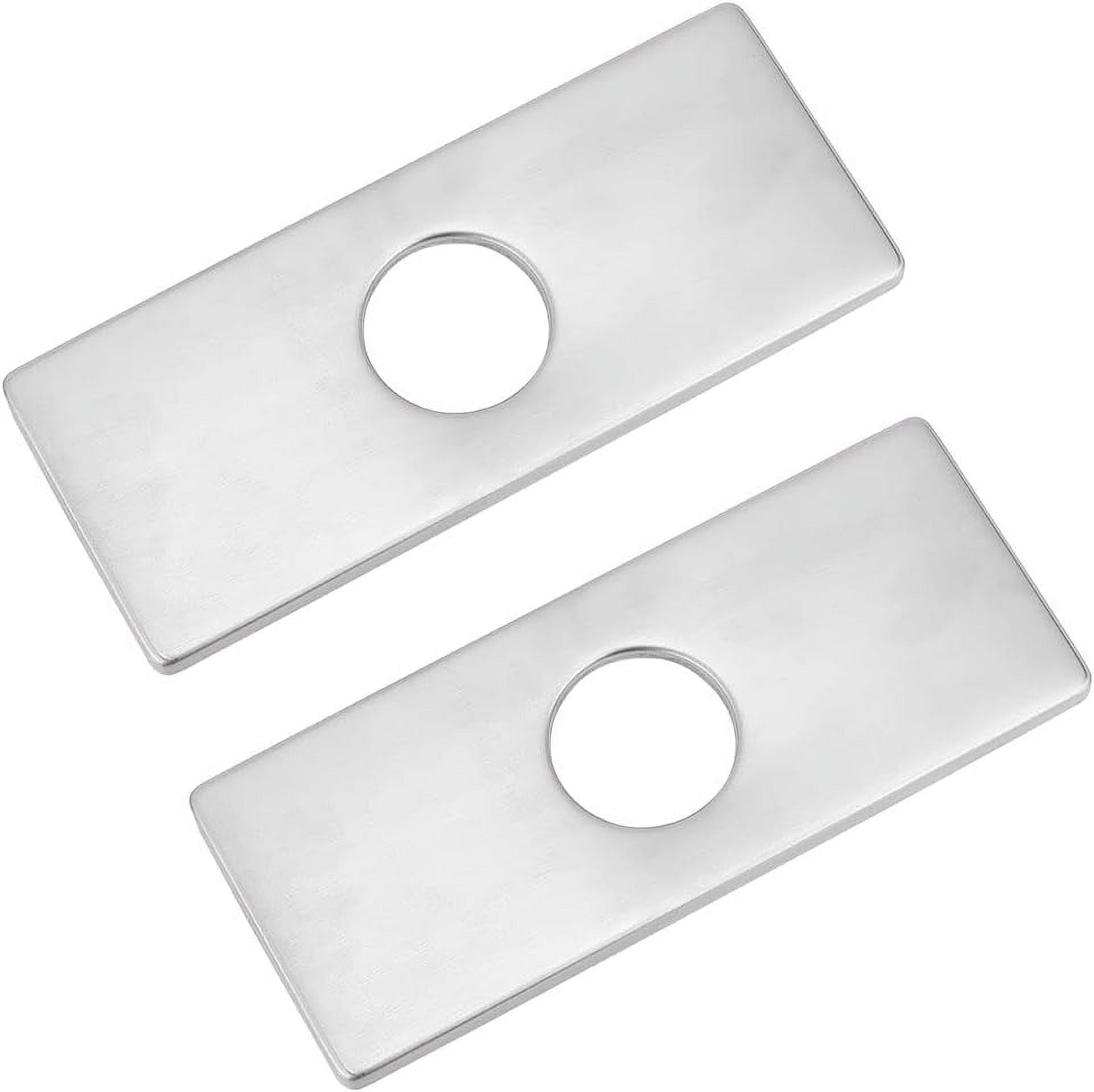2Pcs 34.5mm Hole Covers Deck Plate for Bathroom Faucet 304 Stainless ...