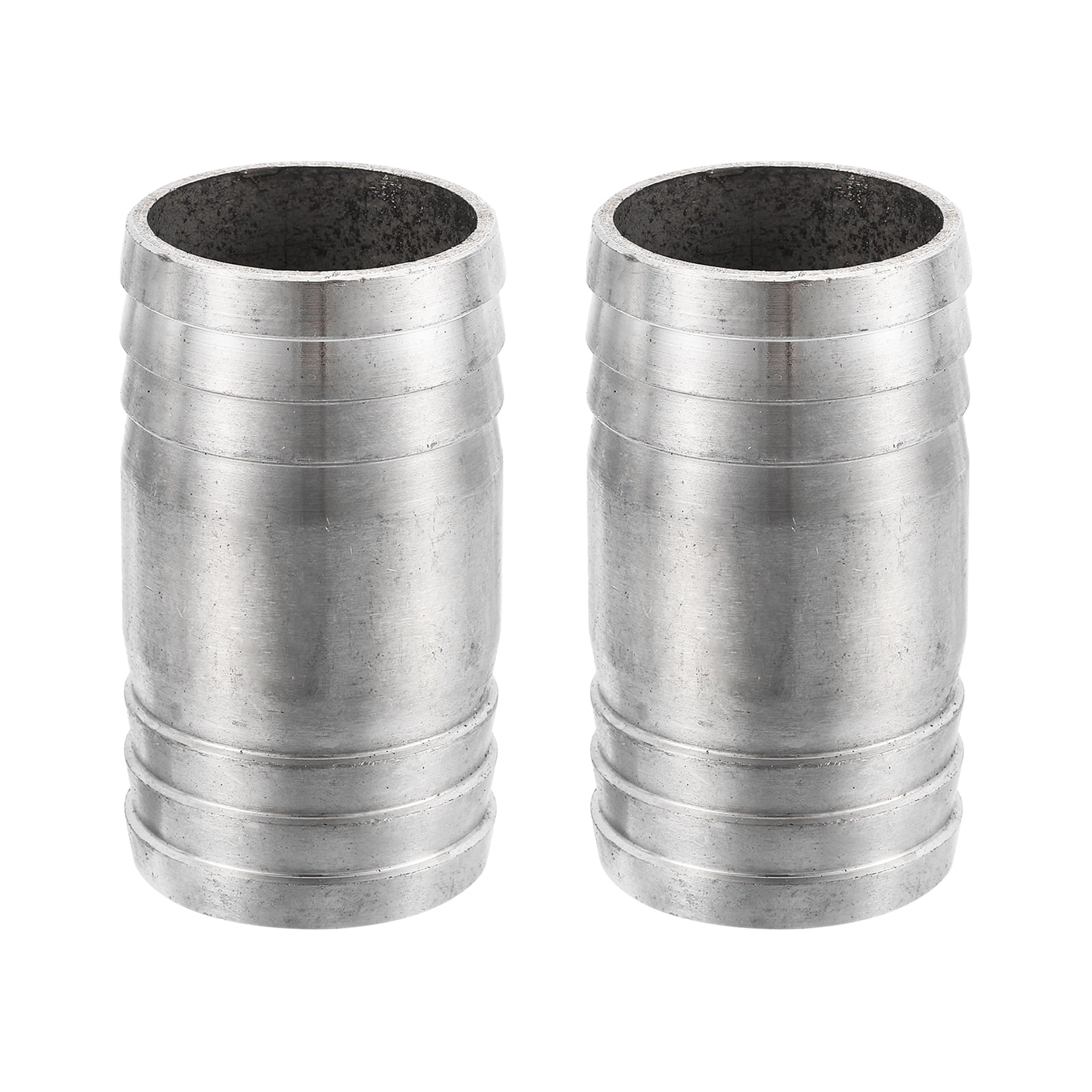 2Pcs 37x65mm Hose Barb Equal Pipe Fitting, 304 Stainless Steel Pipe ...