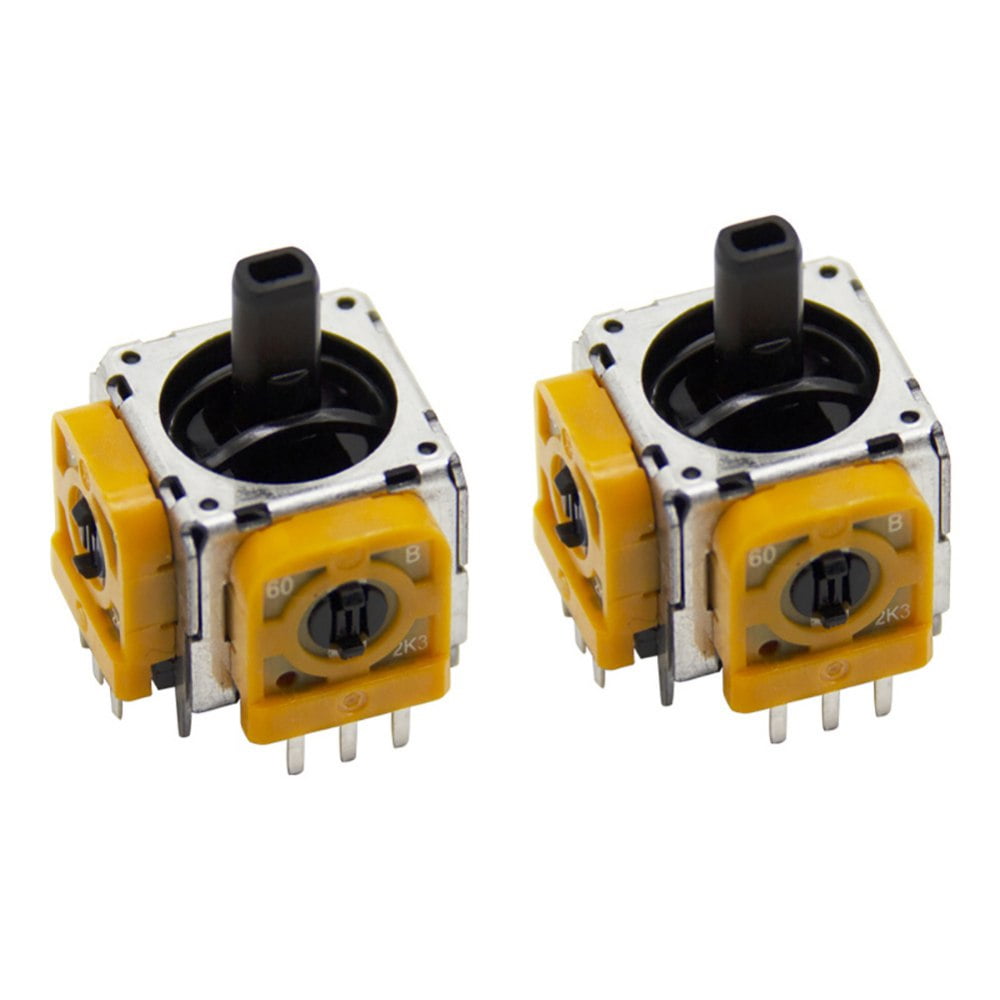 2Pcs 3D Analog Joystick Wireless Thumb Sticks Sensor Replacement for ...
