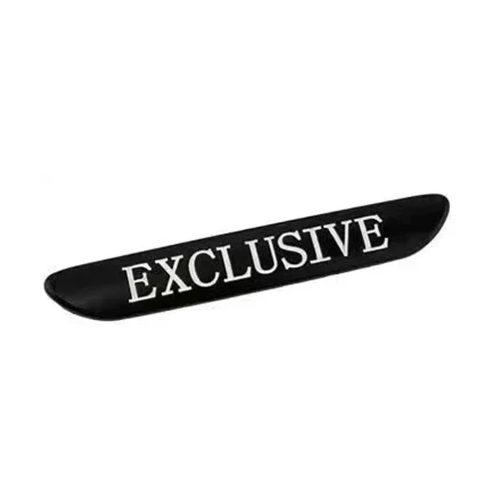 2Pcs 3D Metal Logo EXCLUSIVE Emblem Fender Side Badge For C180 W205 ...