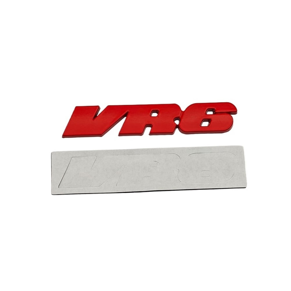 2Pcs 3D Metal VR6 Logo Emblem Car Rear Trunk Badge Sticker for VW ...