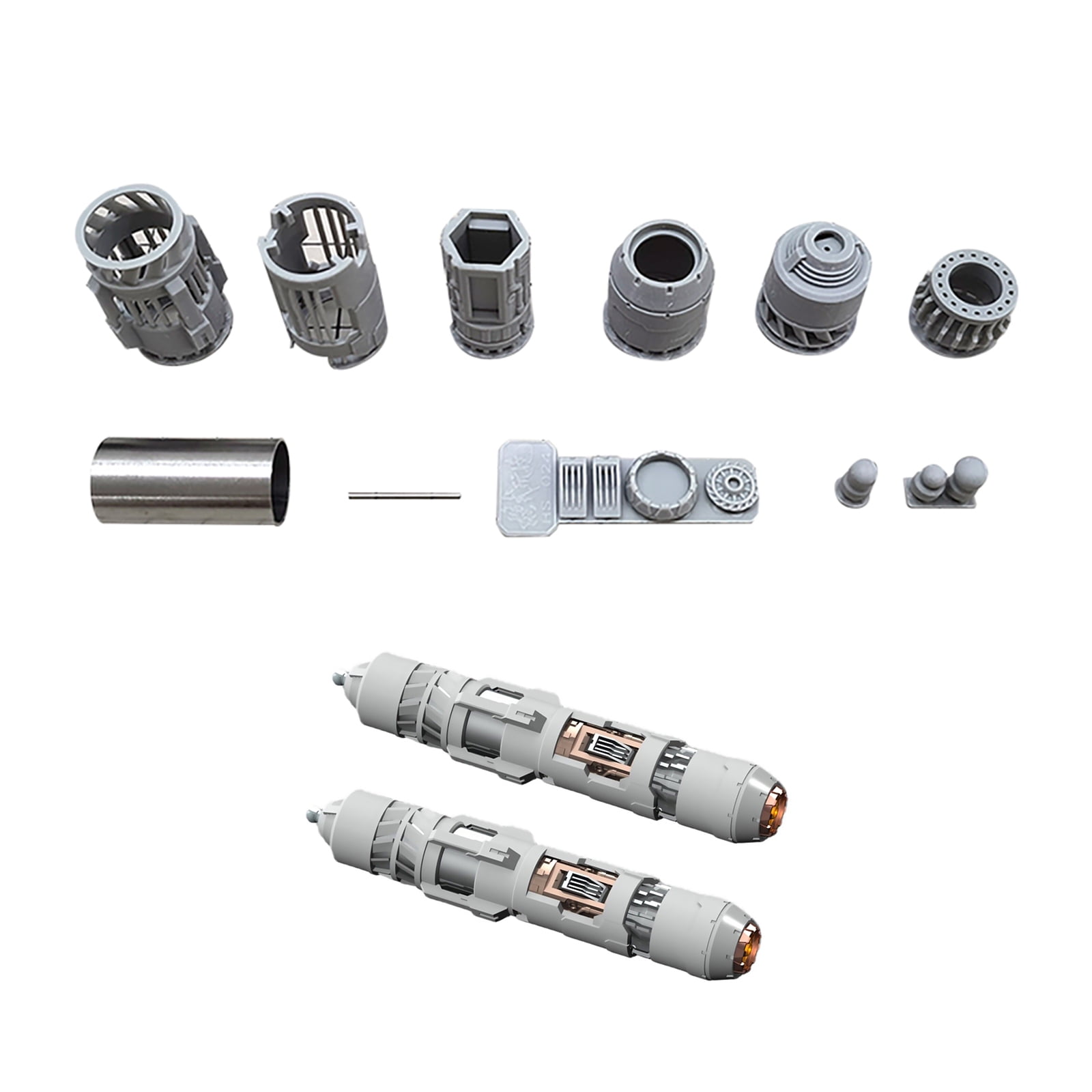 2Pcs 3D-Printed Fuel Rod Tank Kit for Gundam HG 1/144 Nightingale, MG 1 ...