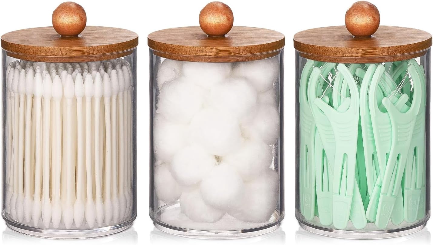 2Pcs/3Pcs/4Pcss/6Pcs 10 Oz Cotton Swab/Ball/Pad Holder, Q-tip ...