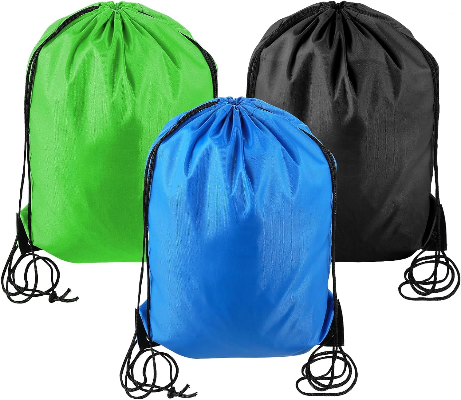 2Pcs/3Pcs Drawstring Backpack Bag Sports Gym Bag Small Draw String Bags ...