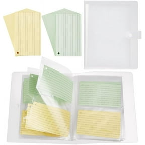 Office Supplies Flash Card Ring Binders for Study and Organization